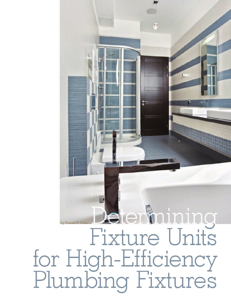 High-Efficiency Plumbing Fixture Units | PDF | Toilet | Bathroom
