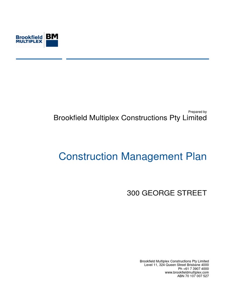Volume 12 Construction Management Plan | PDF | Crane (Machine) | Demolition