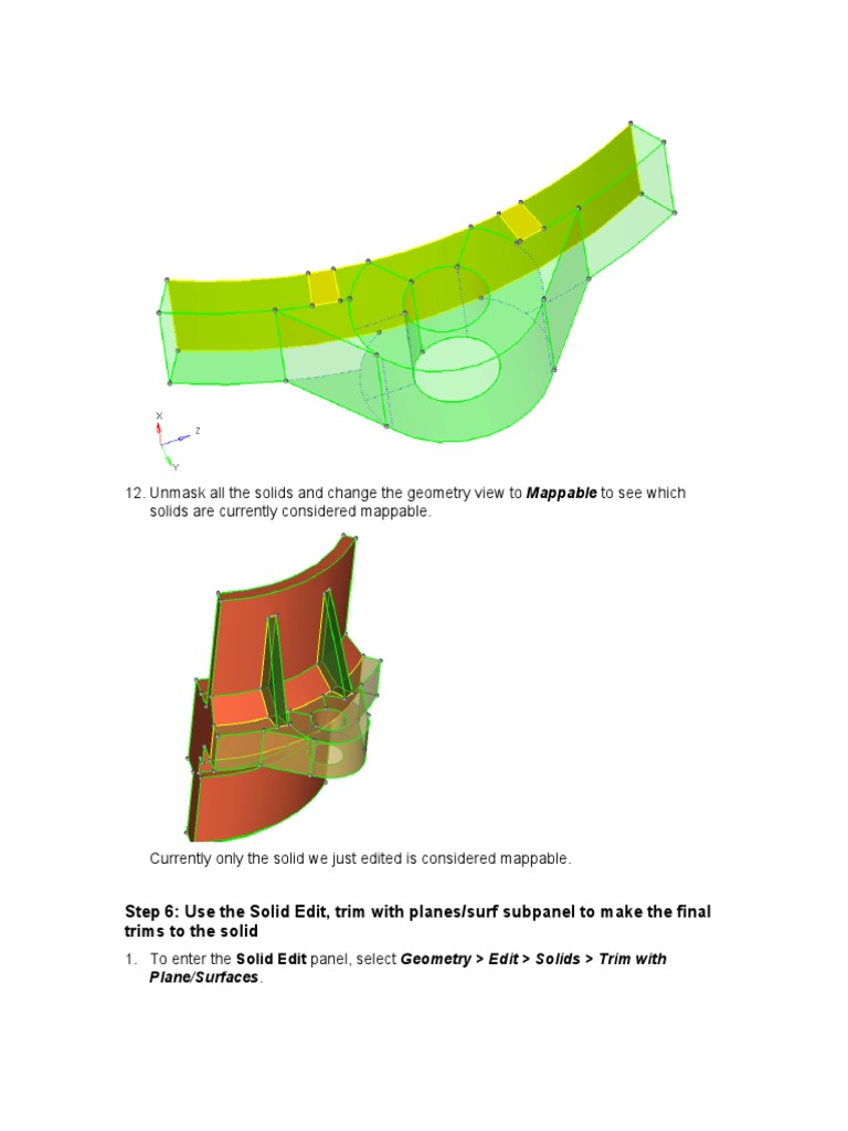 Creating a Hexahedral Mesh of a Gear Using Solid Map and Rotation Techniques in HyperMesh | PDF ...