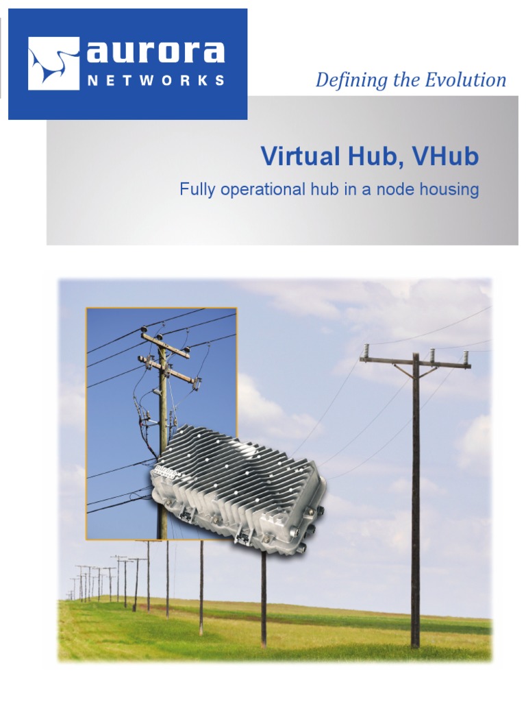 VHub Brochure | PDF | Wavelength Division Multiplexing | Fiber Optic ...