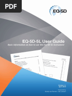 EQ-5D-5L User Guide | PDF | Quality | Health Economics