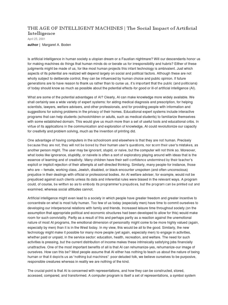 Ai Articles | PDF | Artificial Intelligence | Intelligence (AI) & Semantics