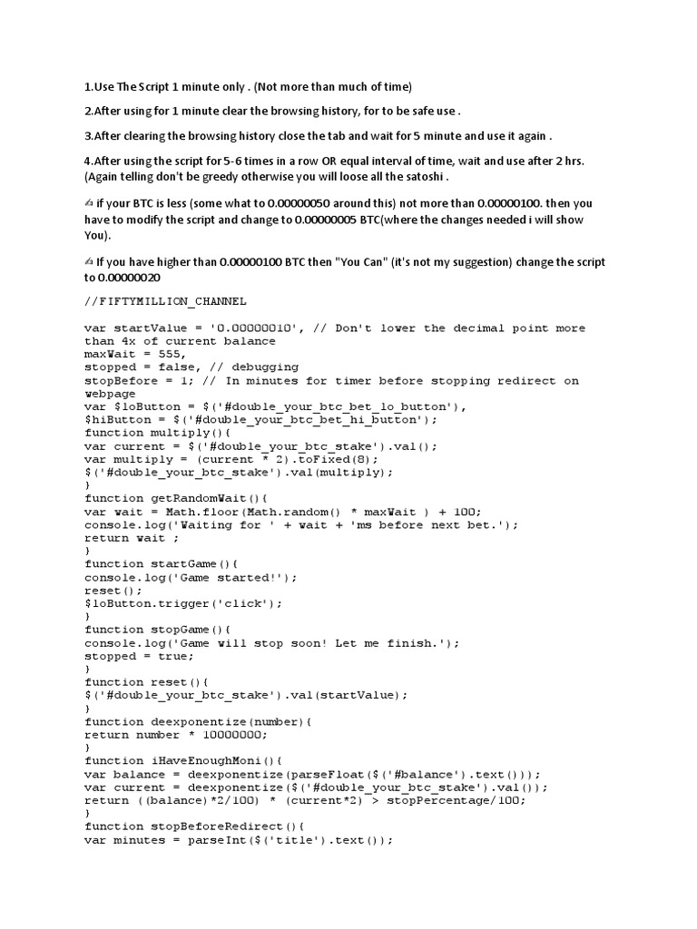 09 16 2017 FreeBitco Script | PDF | Teaching Mathematics 09 16 2017 FreeBitco Script | PDF | Teaching Mathematics