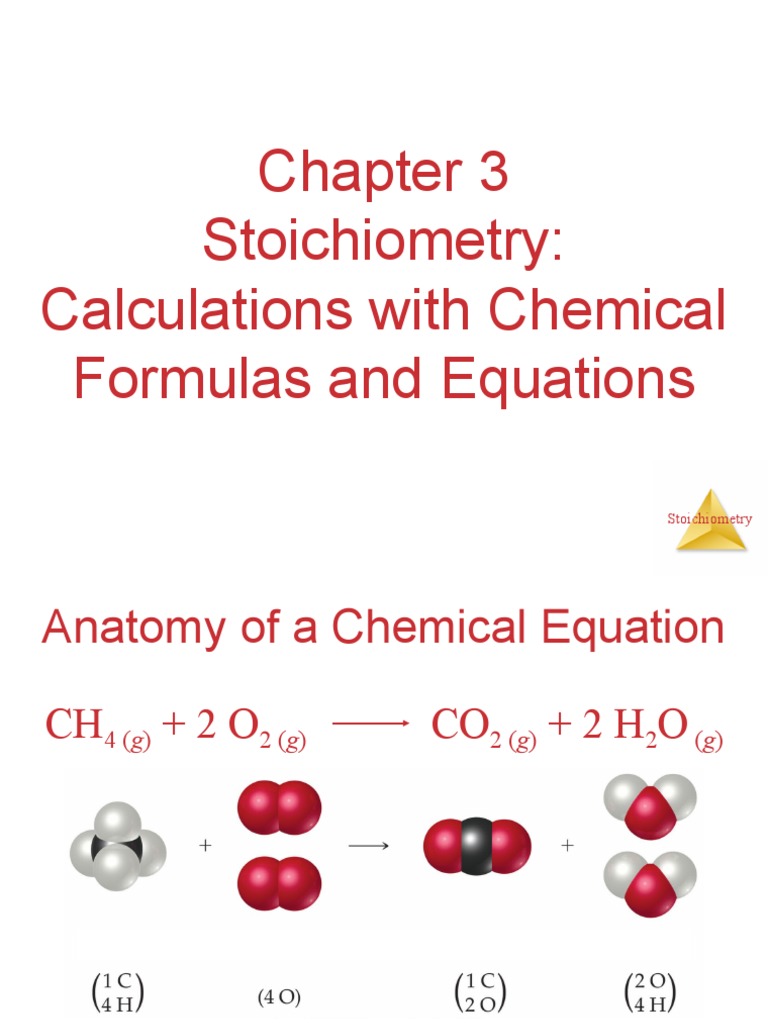 CH 3 Stoichiometry | PDF | Stoichiometry | Mole (Unit)