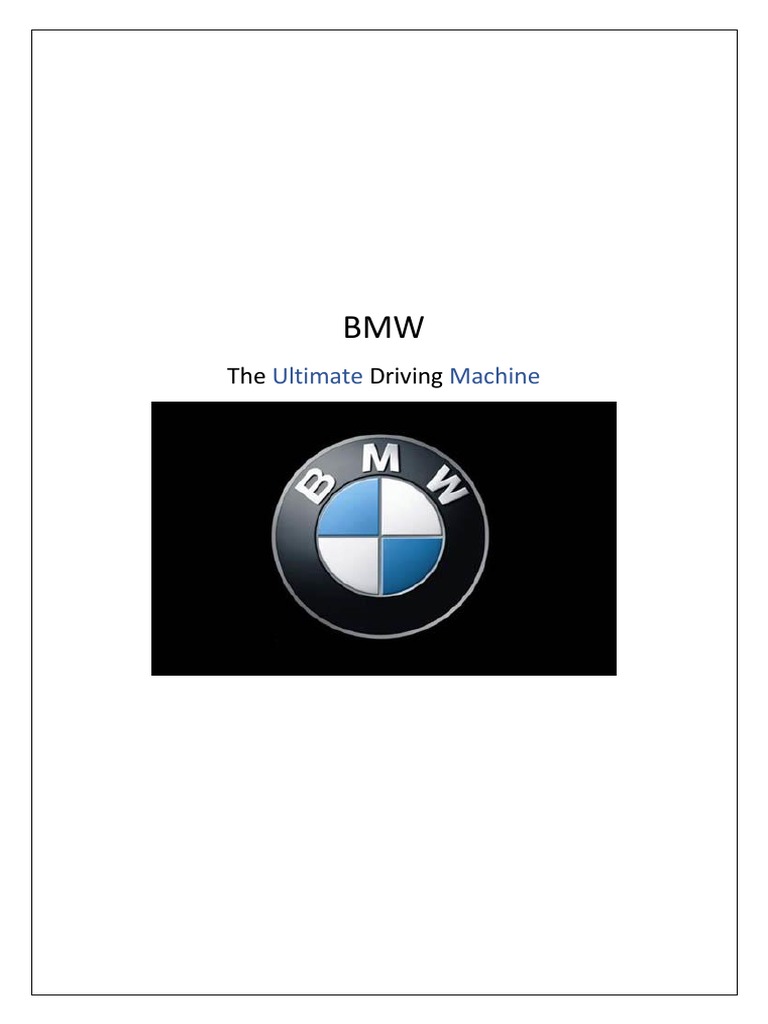 BMW Advertising Strategy | PDF | Bmw | Advertising