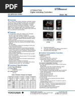 Manual 111010 XMT1000 Temperature Controller | PDF | Relay | Thermocouple