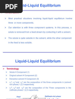 Liquid-Liquid Extraction Principles | PDF | Distillation | Solution