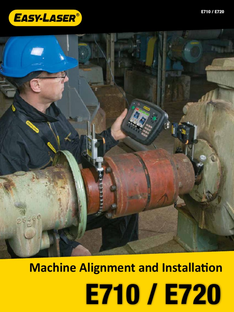 Easy Laser E710 E720ShaftBrochure | PDF | Barcode | Bearing (Mechanical)