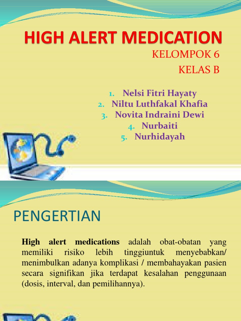 High Alert Medication Fix | PDF