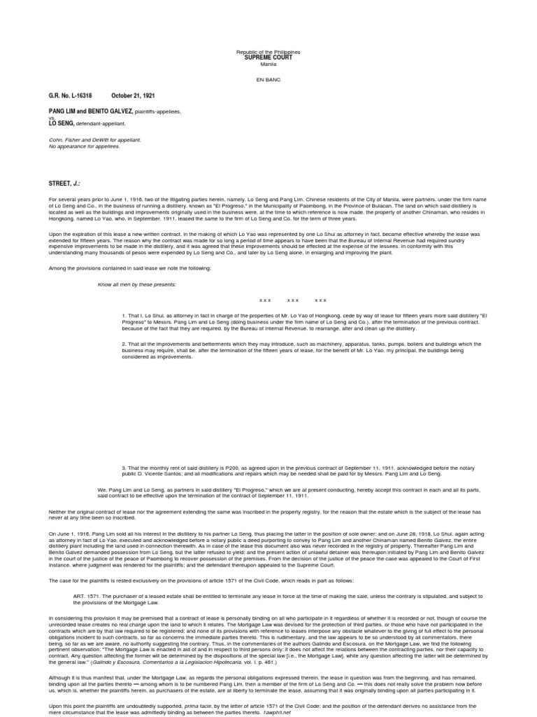 Partnership Cases | PDF | Assignment (Law) | Estoppel