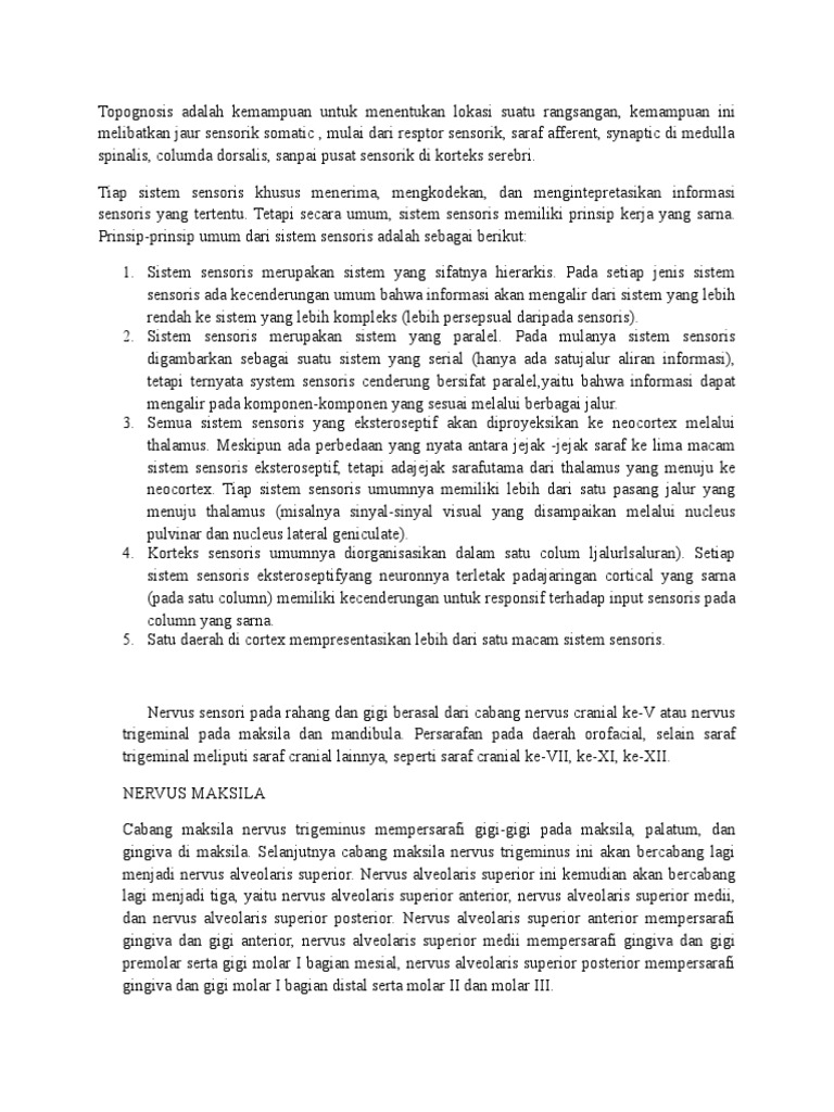 Pembahasan Topognosis | PDF | Pengembangan Diri