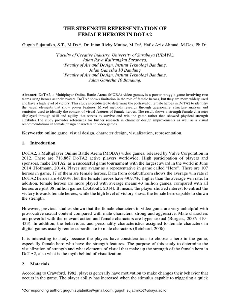 The Strength Representation of Female He PDF | PDF | Representation ...