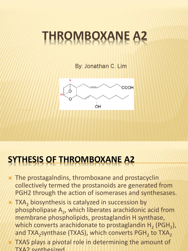 Thromboxane A2 | Platelet | Prostaglandin
