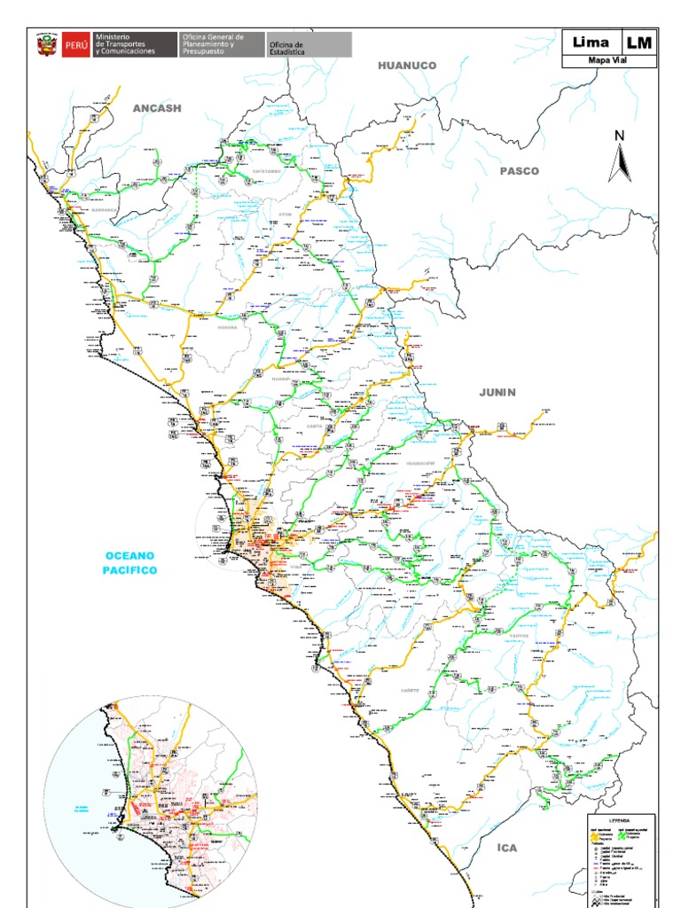 Mapa Vial de Lima y Perú | PDF