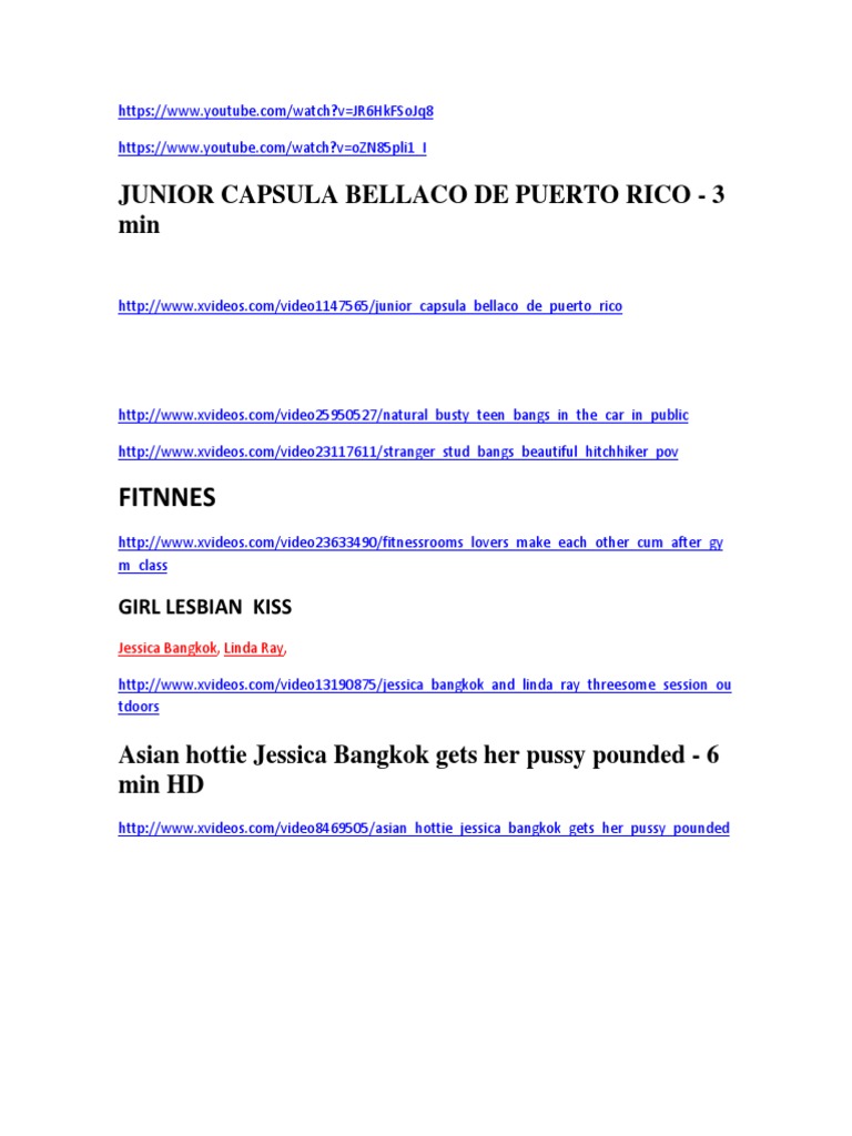Junior Capsula Bellaco de Puerto Rico - 3 Min: Fitnnes | PDF