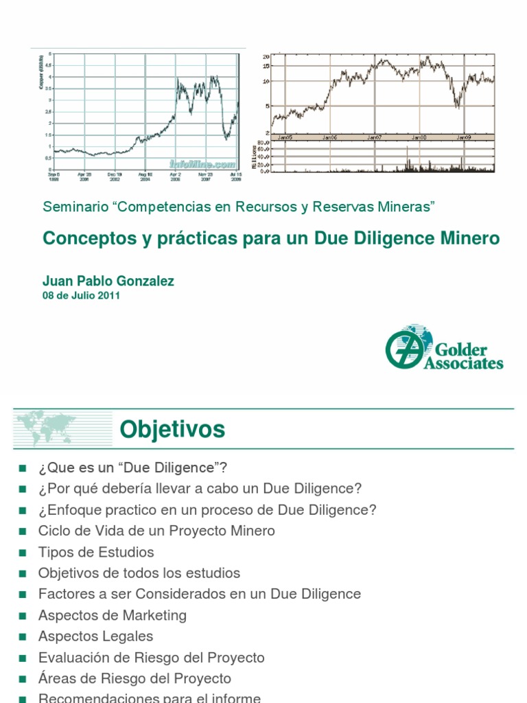 8 Conceptos de Due Diligence JP Gonzalez PDF | PDF | Minería | Economias