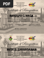 Certificate For SSG Officers | PDF