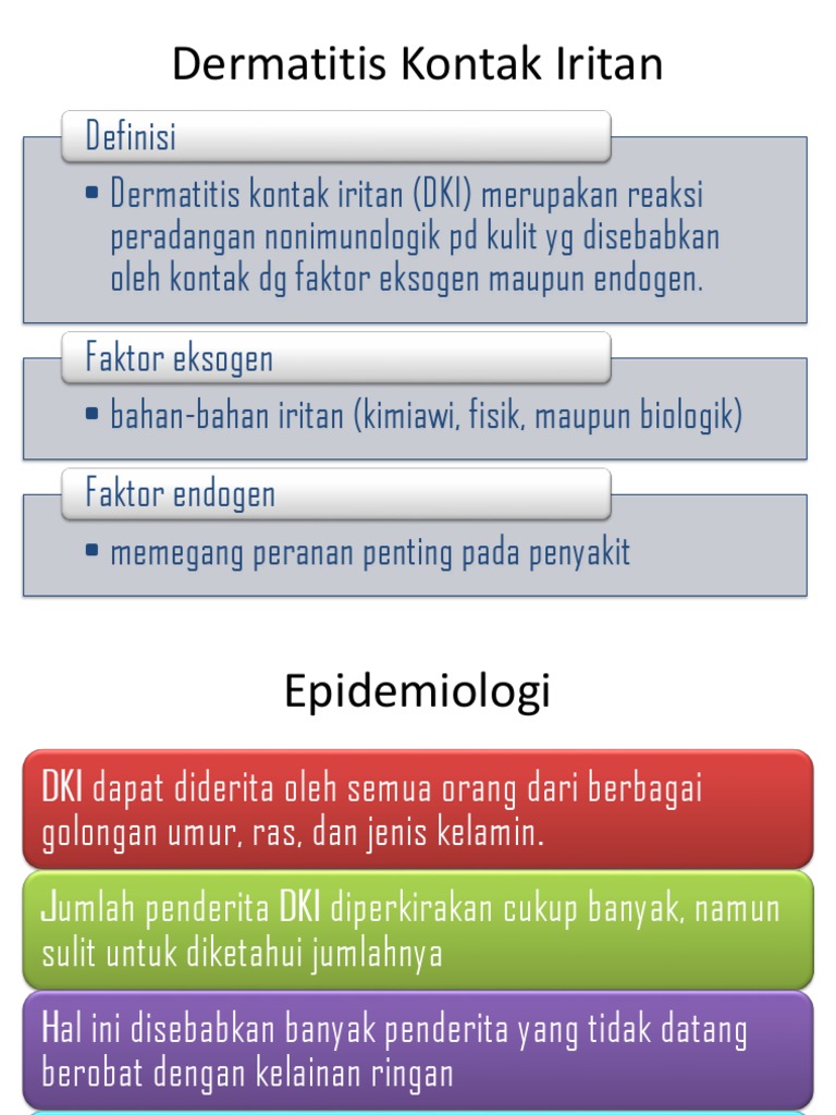 Tutorial Dermatitis Kontak Iritan | PDF