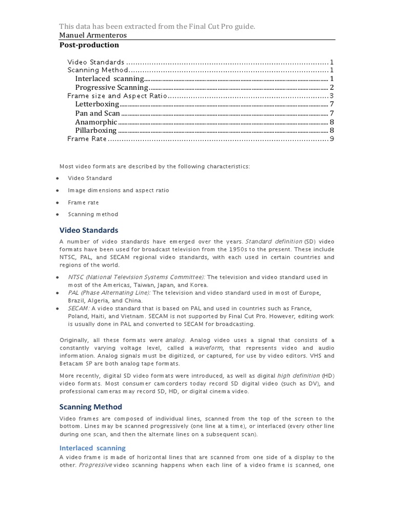 Understanding Video Formats: A Guide to Frame Sizes, Scanning Methods ...