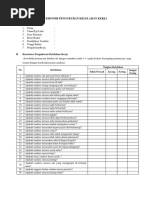 Prosedur Kuesioner Nordic Body Map | PDF