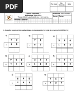 Ejercicios Sumas Con Canje | PDF