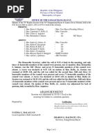 Bpoc Minutes of Meeting 2019 | PDF | Philippines