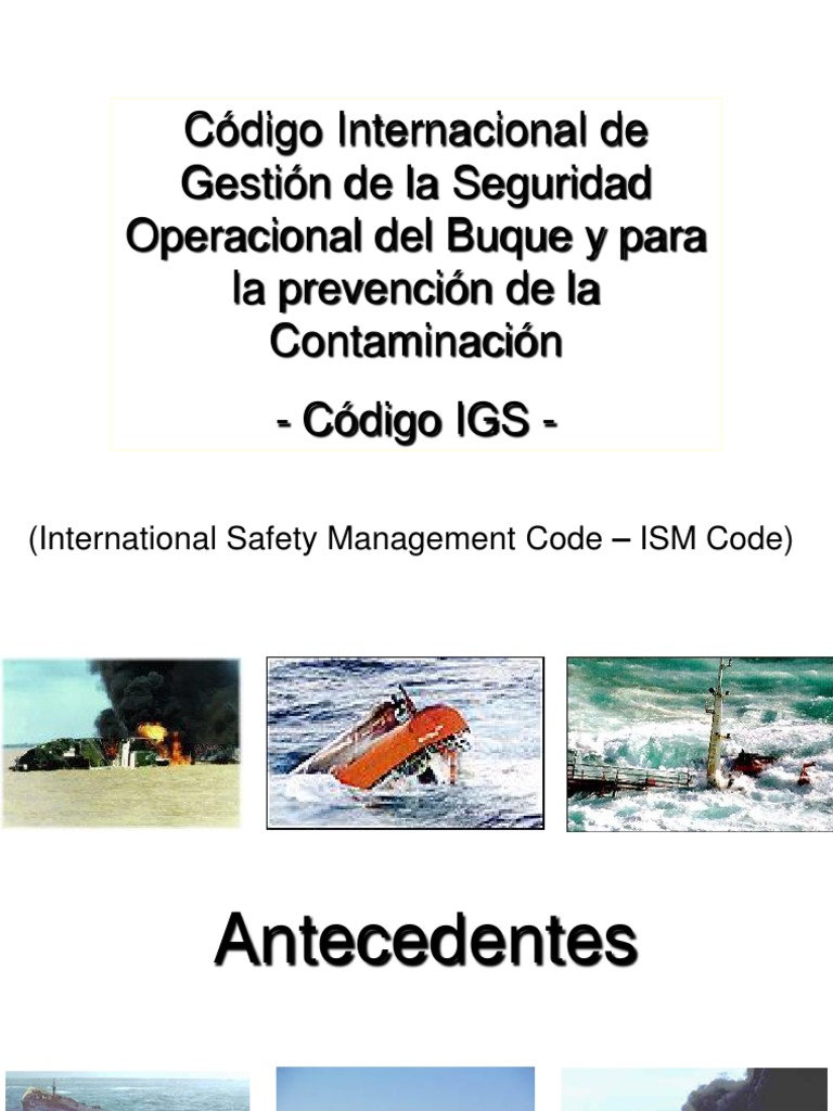 2.codigo Igs | PDF | Transporte de agua | Buques