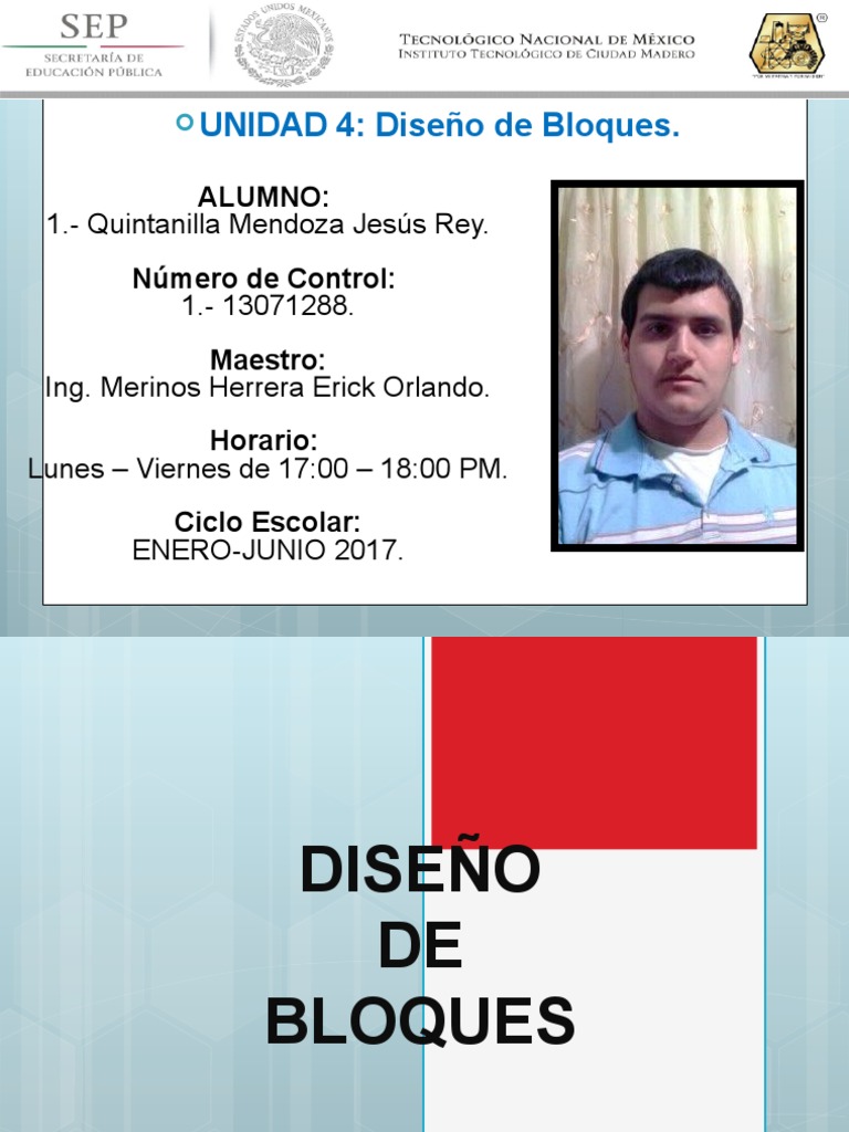 Unidad 4. Diseño de Bloques | PDF | Análisis de variación ...