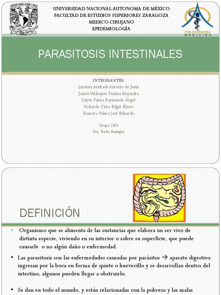 PARASITOSIS INTESTINALES. Epipptx | PDF | Epidemiología | Microbiología