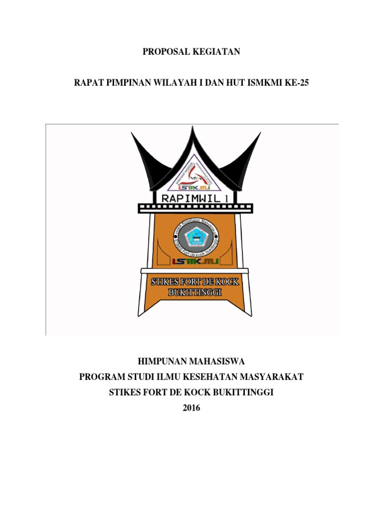 Rapat Pimpinan Wilayah I ISMKMI ke-25 | PDF