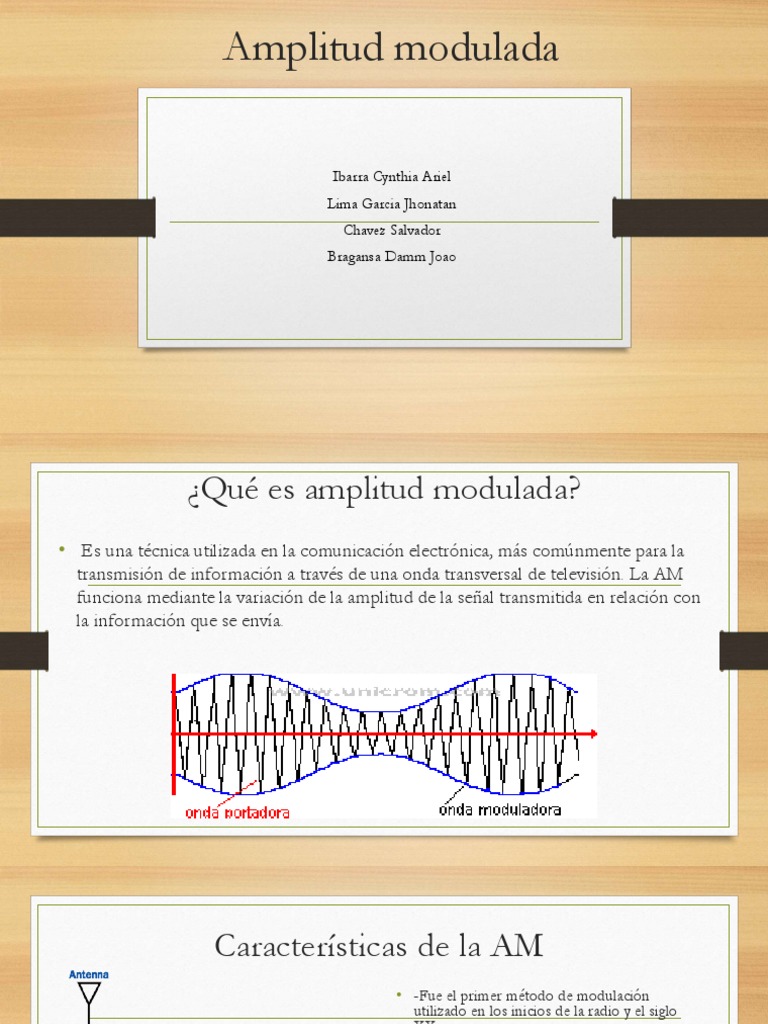 Amplitud Modulada | PDF | Modulación | Transmisor