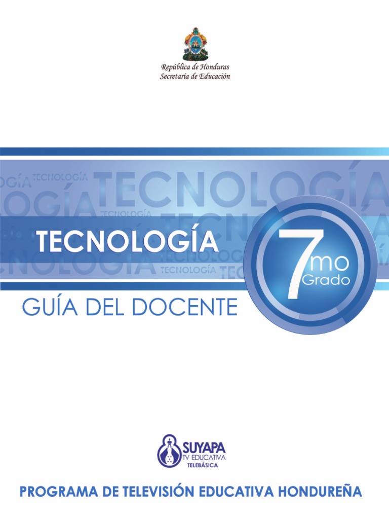 7mo Tecnologia Guia Del Docente | PDF | Diseño | Conocimiento
