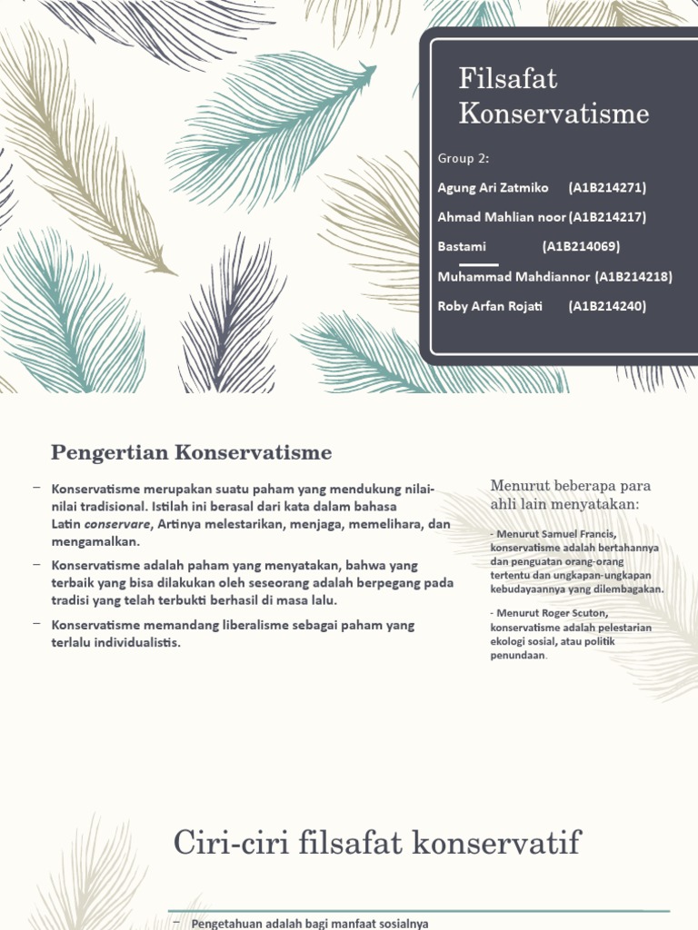 Filsafat Konservatisme | PDF