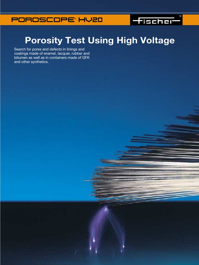 Porosity Test Using High Voltage | PDF