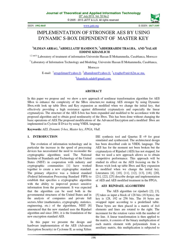 6Vol53No2 PDF | PDF | Cryptography | Espionage Techniques