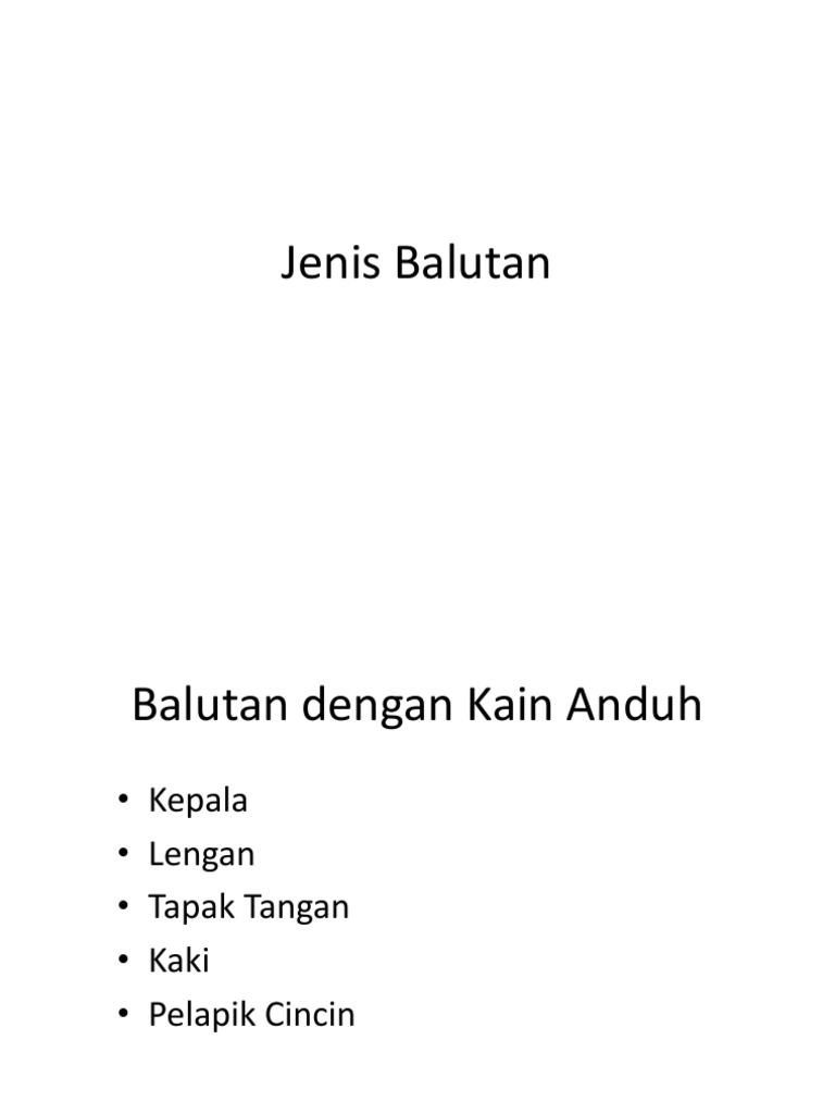 Jenis Balutan | PDF