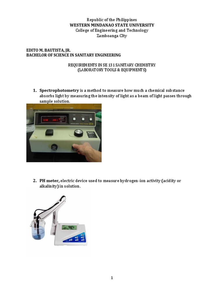 Sanitary Lab Equipment | PDF | Refrigerator | Wastewater