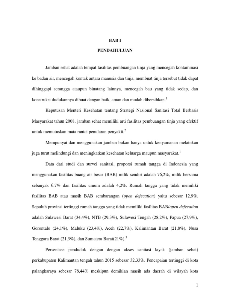 Jenis-Jenis Jamban Sehat dan Fungsinya | PDF