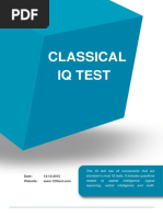 Printable Iq Test With Answers PDF | PDF | Intelligence Quotient | Test ...