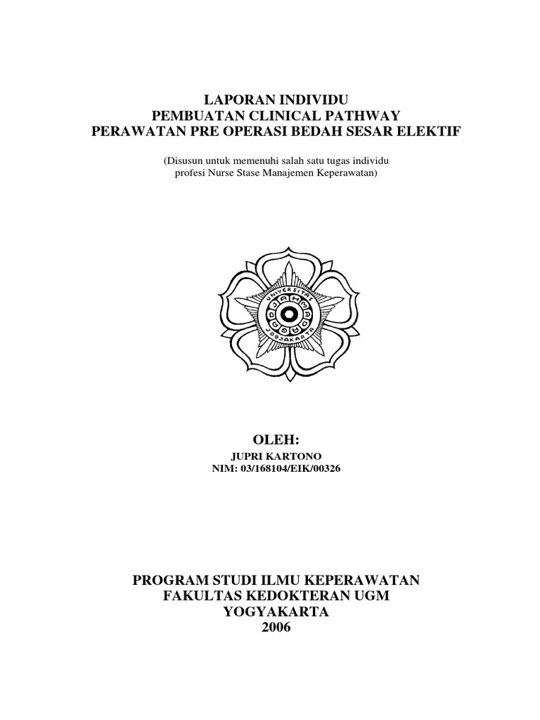 Peyusunan Clinical Pathway Pre Operasi Sesar by Maryana | PDF ...