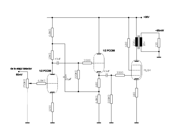 Schema Amp Low Voltage PCC88 - PL84-Model | PDF