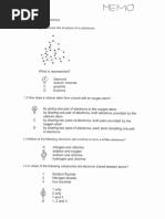 Year 9 Chemistry Test | PDF | Chemical Elements | Chemical Reactions