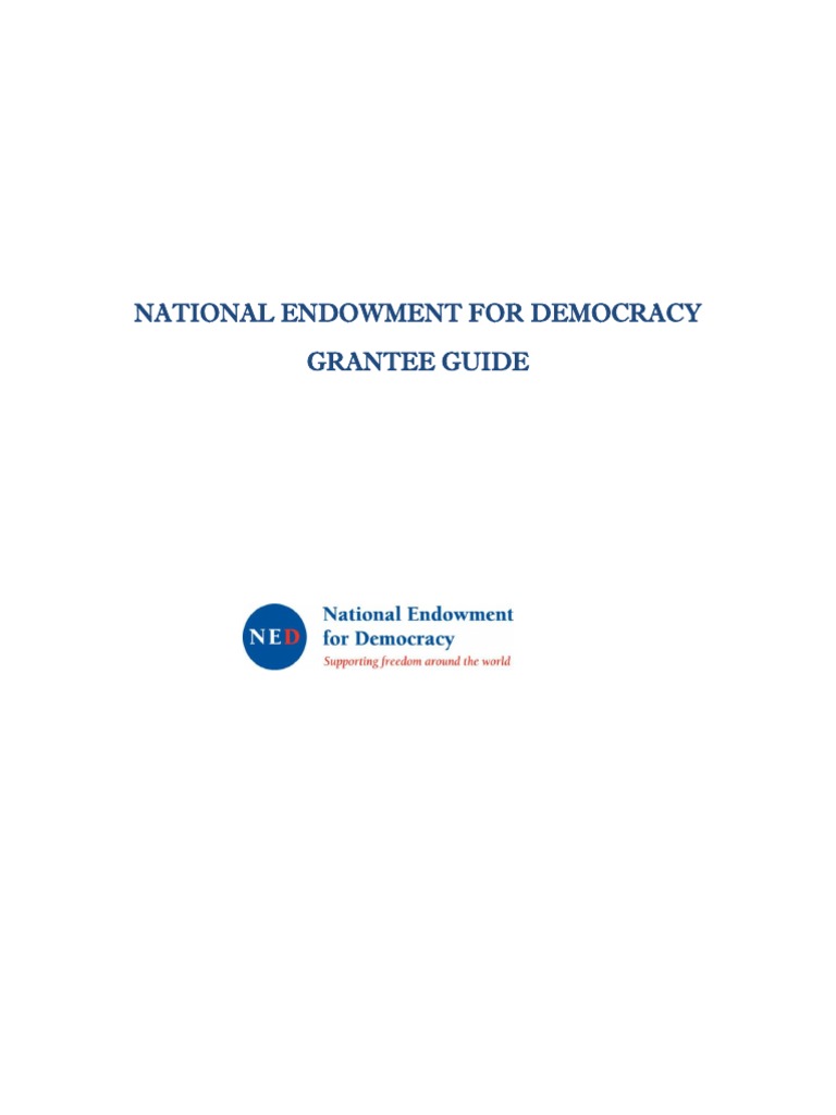 NED Grantee Guide: Grant Processes & Requirements | PDF ...