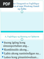Limang Bahagi NG Banghay | PDF