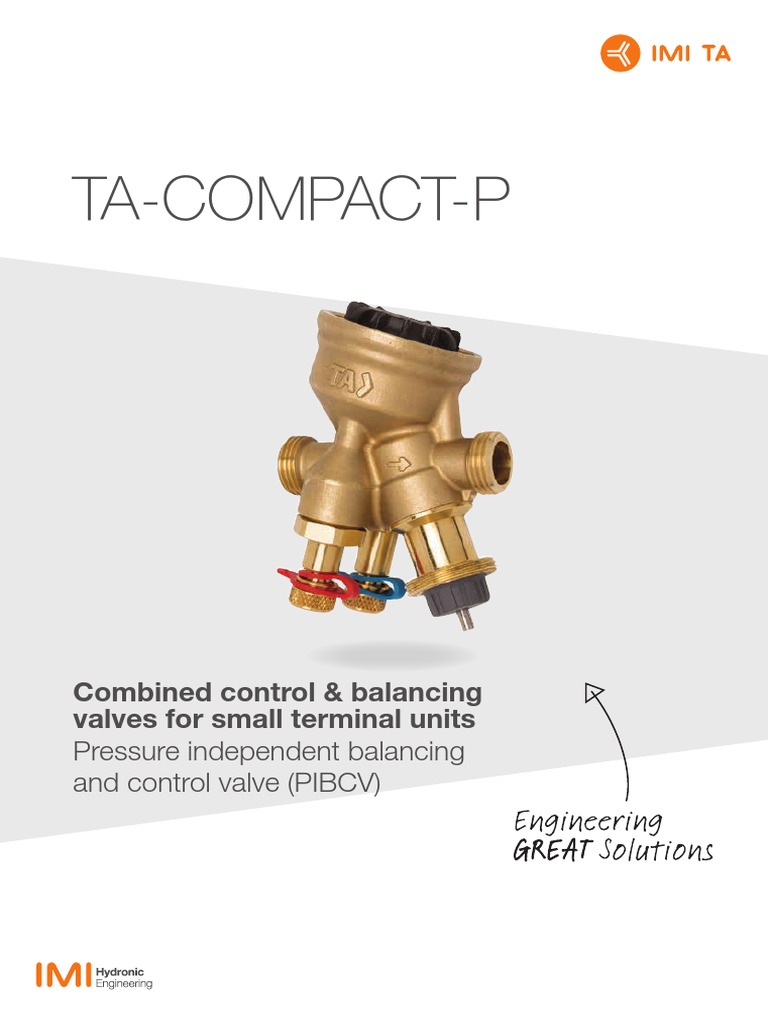 TA-COMPACT-P EN Low | PDF | Valve | Chemical Engineering