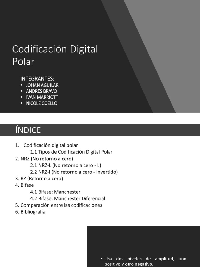 Codificacion Digital Polar | PDF | Telecomunicaciones | Codificaciones