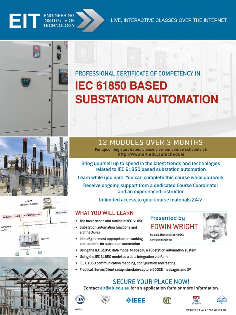 EIT Course IEC 61850 Substation Automation CSZ Brochure | PDF | Ip ...