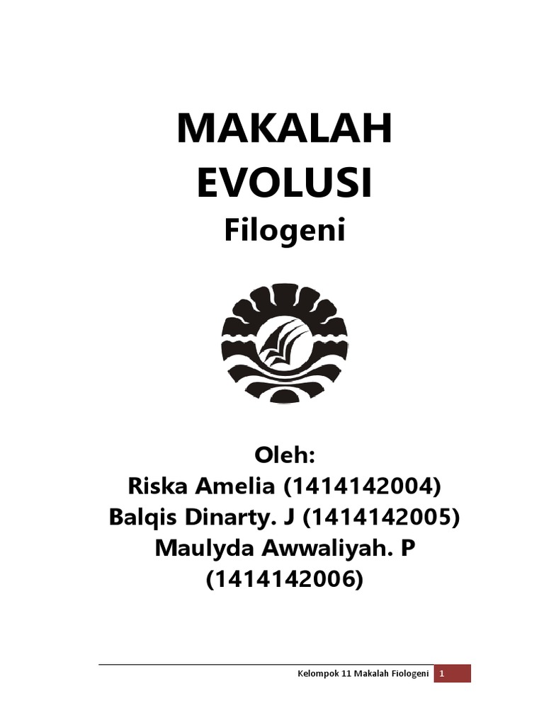 Makalah Evolusi FILOGENI | PDF