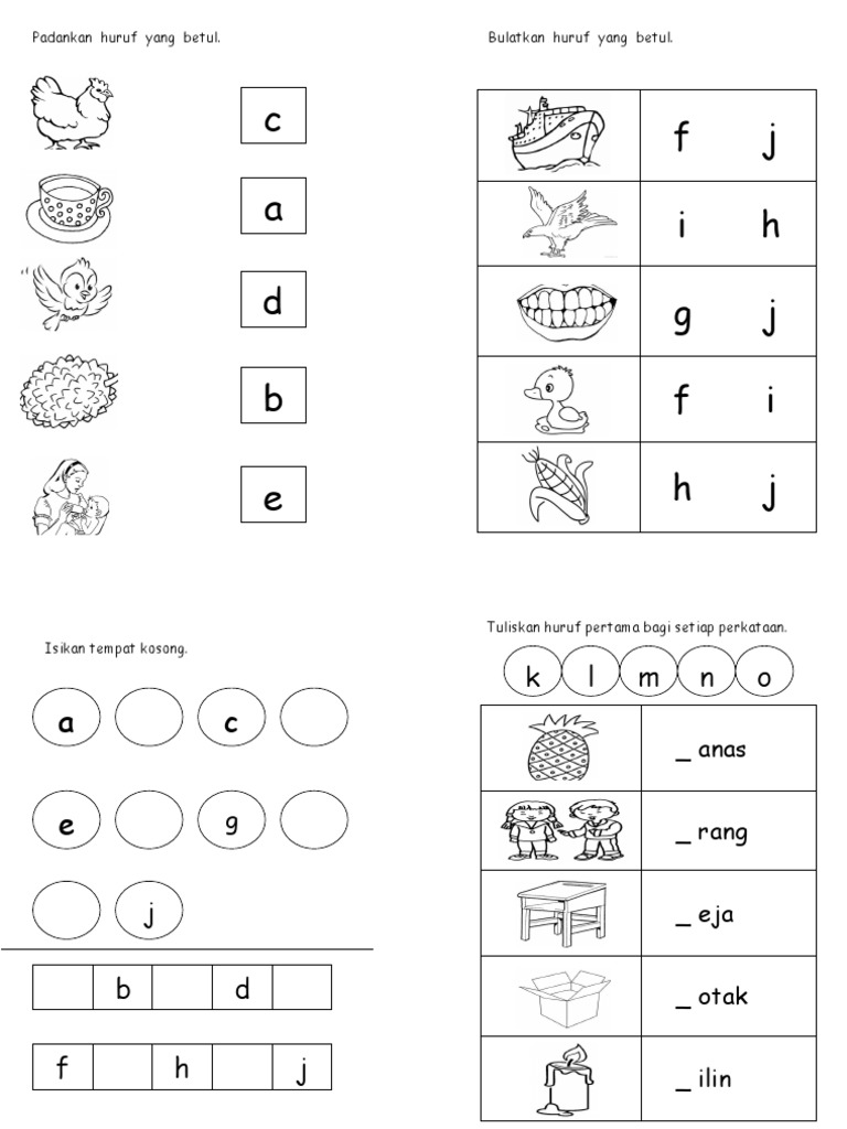 Latihan Prasekolah | PDF