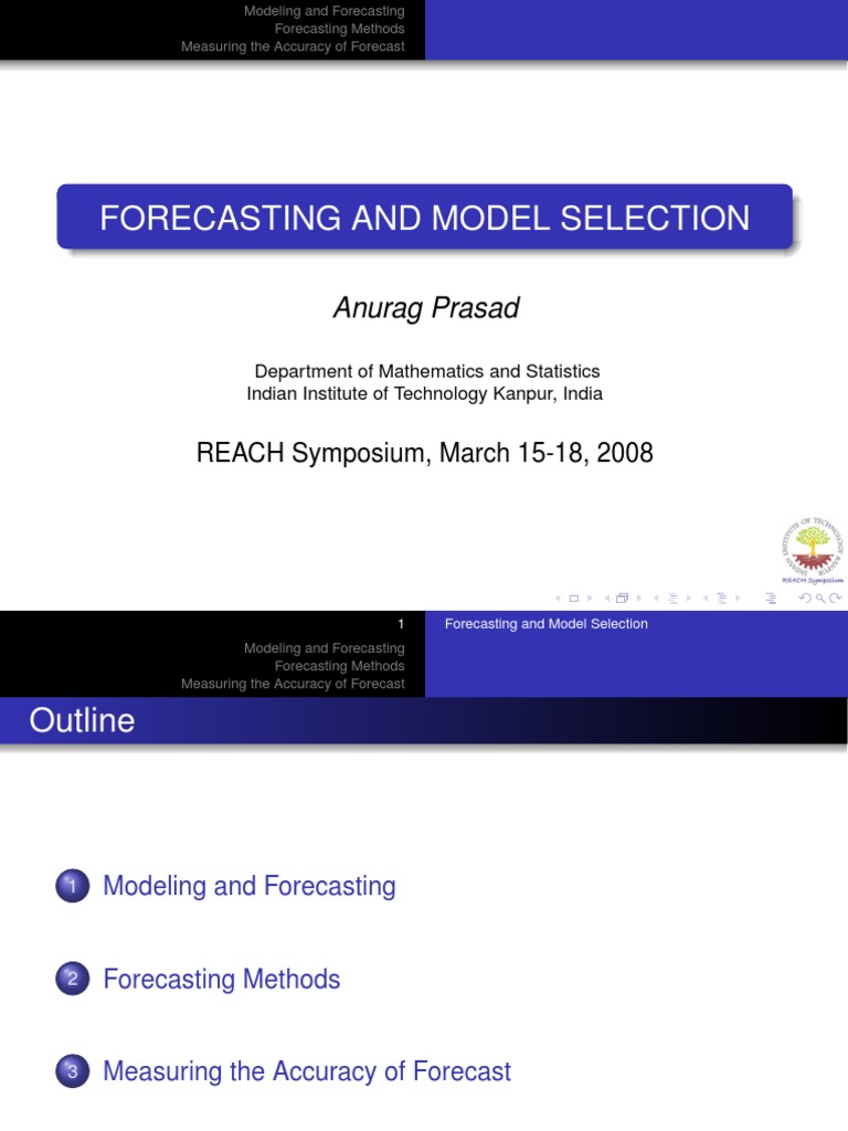 Forecasting Methods | Download Free PDF | Forecasting | Errors And Residuals